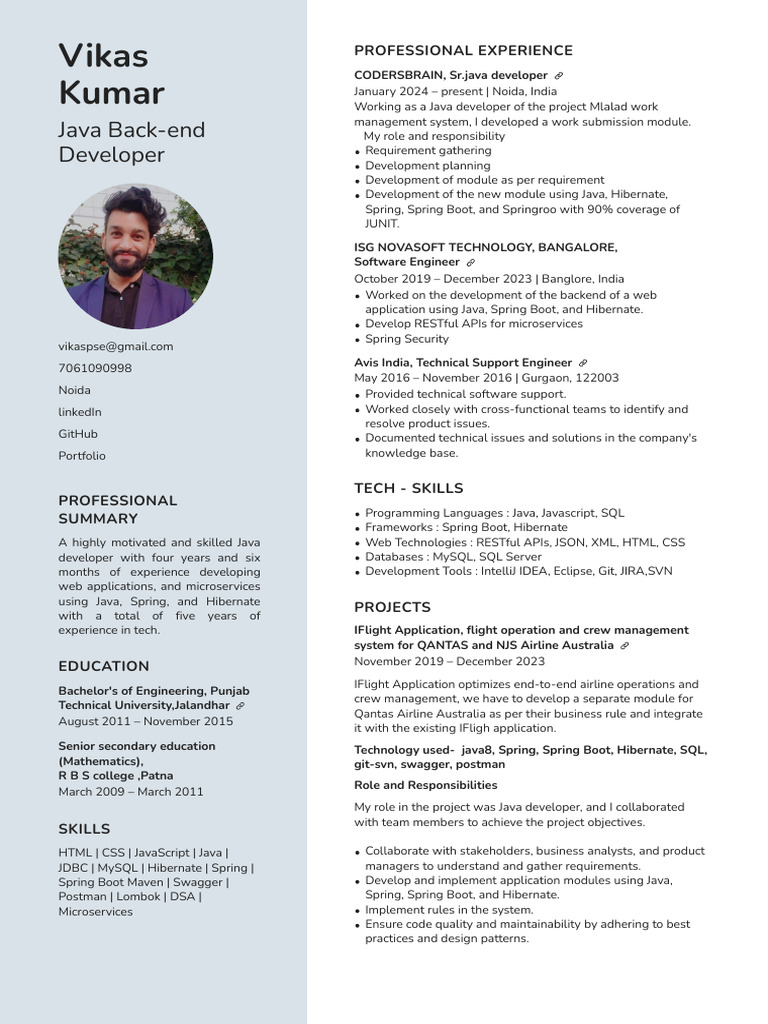 Vikas Kumar Profile Project Detail | PDF | Java (Programming Language) | Computing