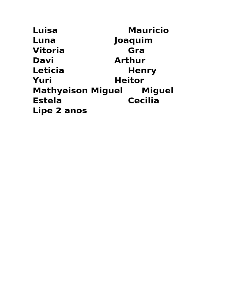 Lista | PDF