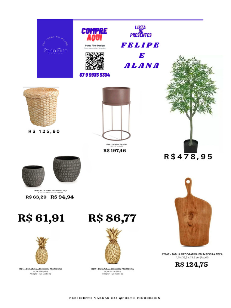 Lista Felipe e Alana | PDF