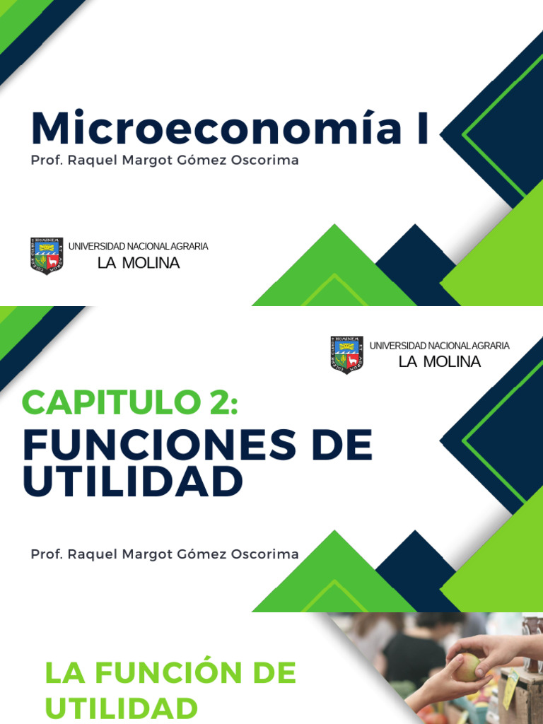 Semana 3-4 Funciones de Utilidad | PDF | Utilidad | Ciencias económicas