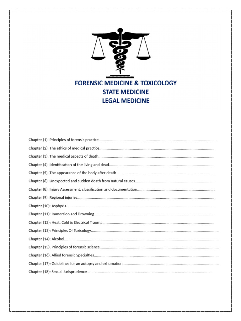 Notes Medical Jurisprudence LLB 2024 | PDF | Medical Ethics | Coroner