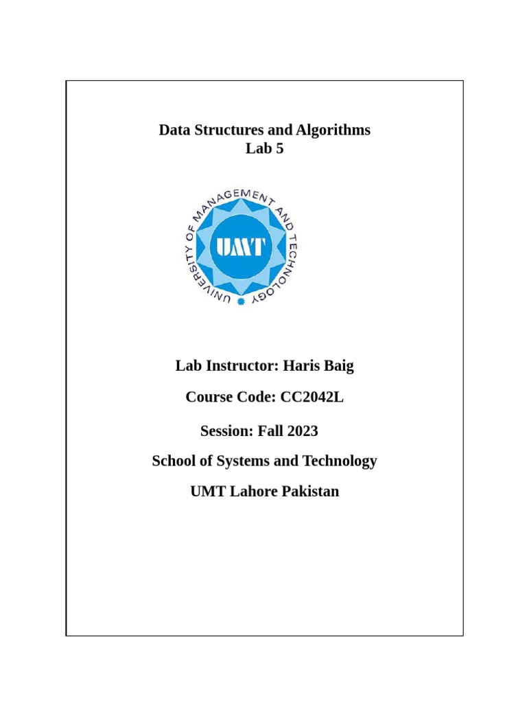 DSA-Lab-05 | PDF
