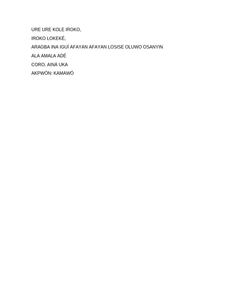 Llamada A Shangó | PDF