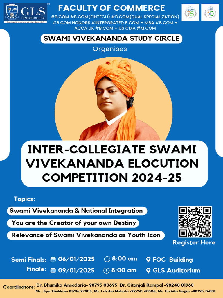 Inter College Elocution Competition 2025 | PDF