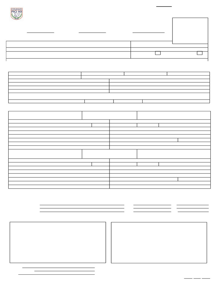 Formularios de Inscripci-N 2025 | PDF | Documento de identidad | Escuelas