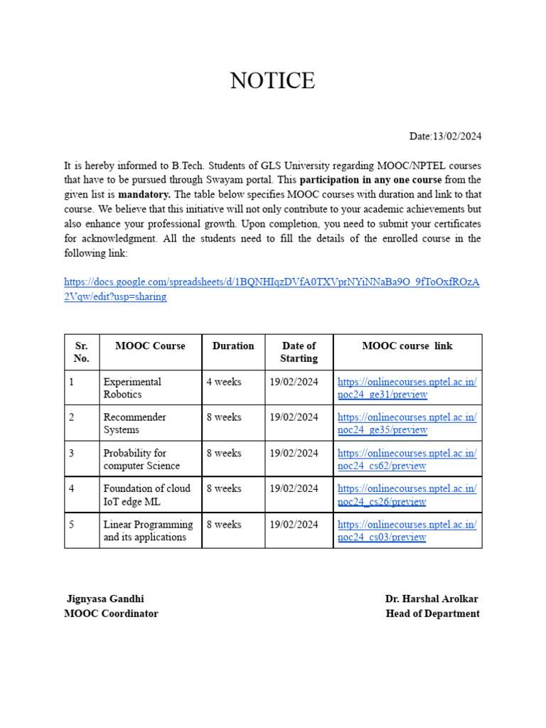 MOOC notice-1 | PDF