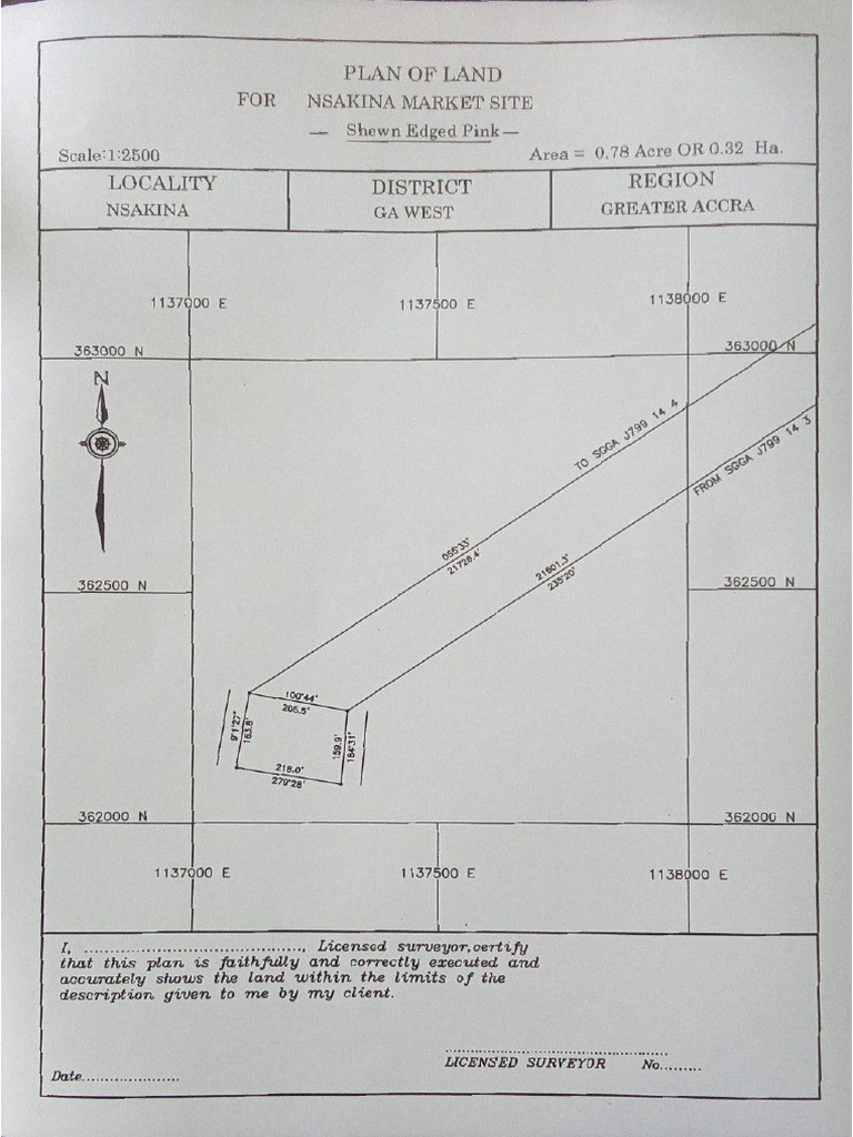 Nsakina Market Site | PDF