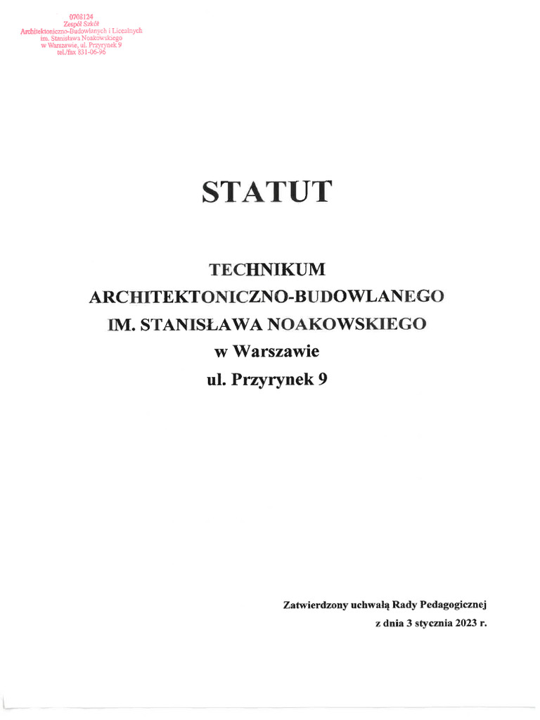 Statut 2023 | PDF