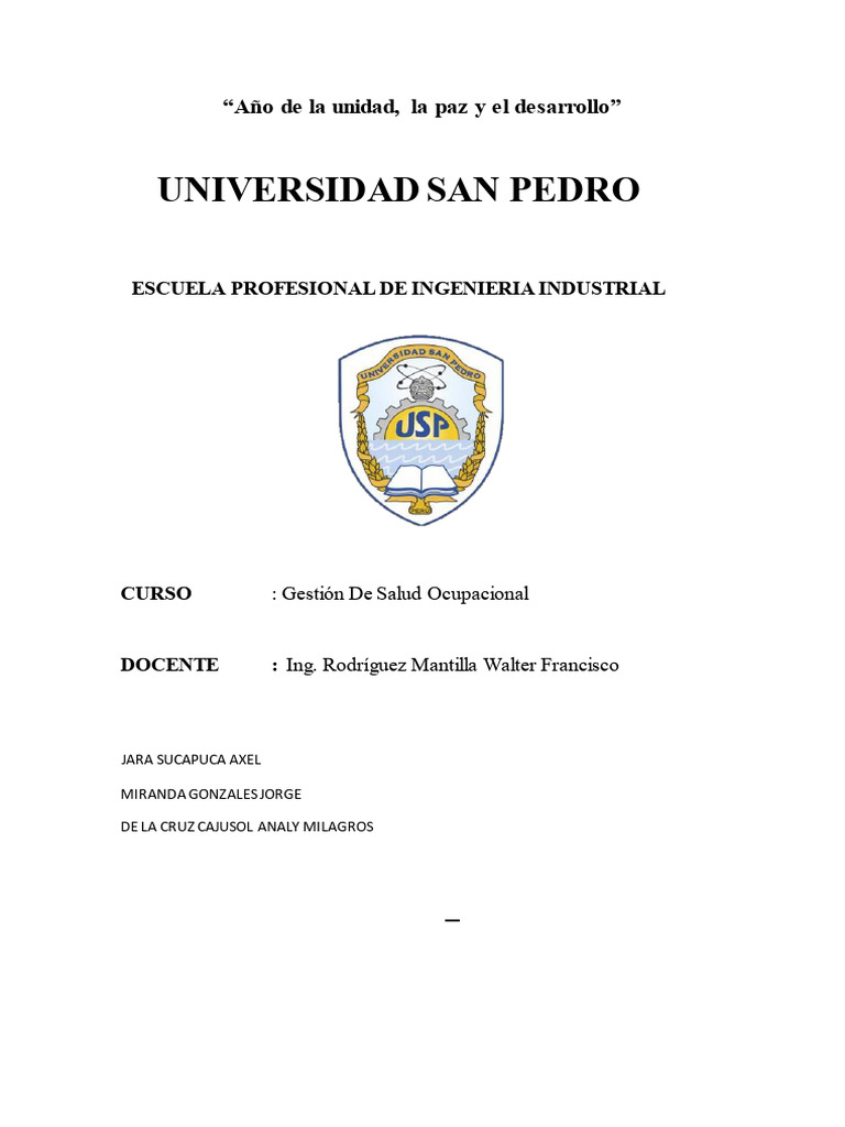 Tarea Sem. 5 - SG SST | PDF