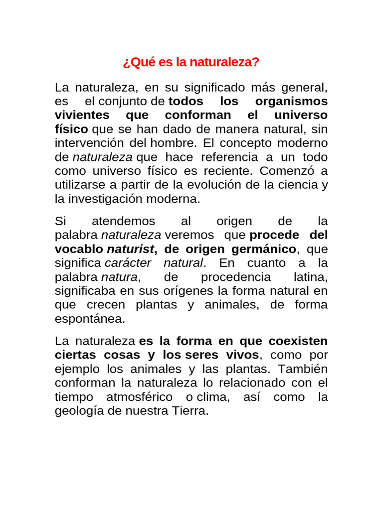 Naturaleza TOMAS SOLIS | PDF | Naturaleza | Reciclaje