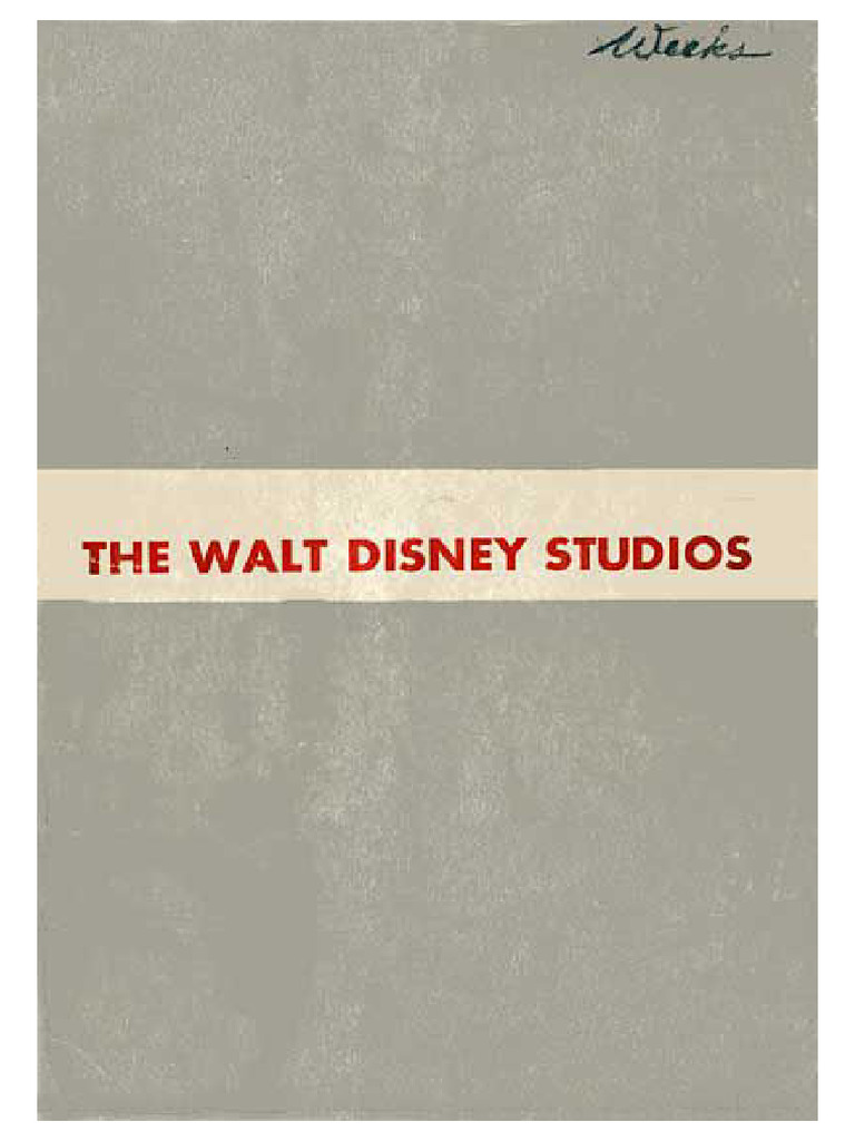 An Introduction to The Walt Disney Studios | PDF
