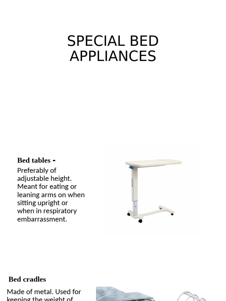 Special Bed Appliances | PDF