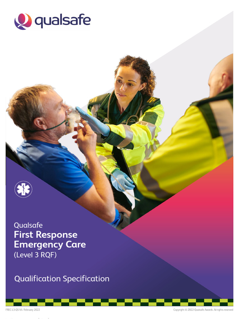 QA Qualification Specification Qualsafe First Response Emergency Care ...