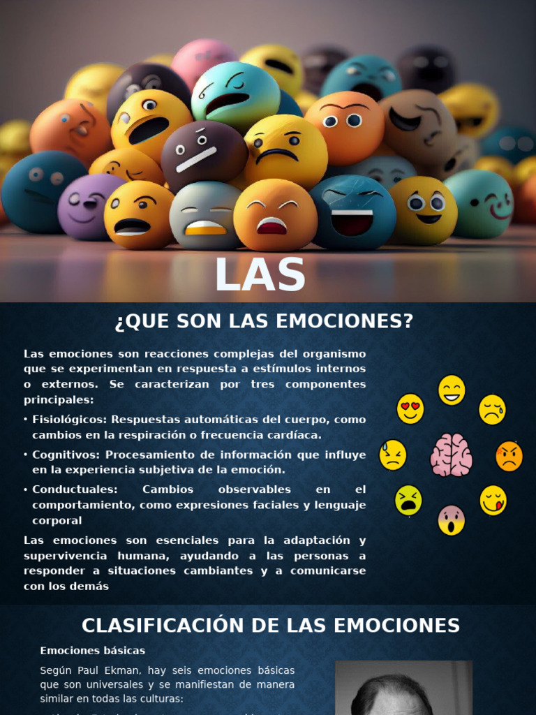 Las Emociones Ppt | PDF | Las emociones | Sicología