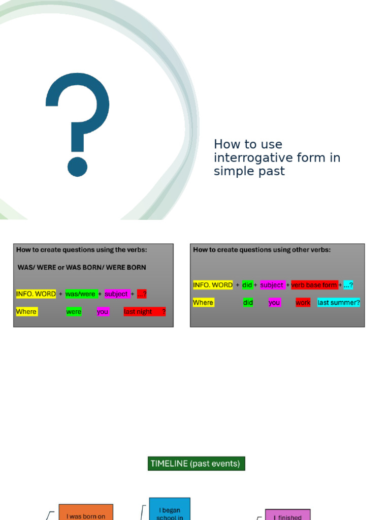 Using Past Simple in Role Plays | PDF