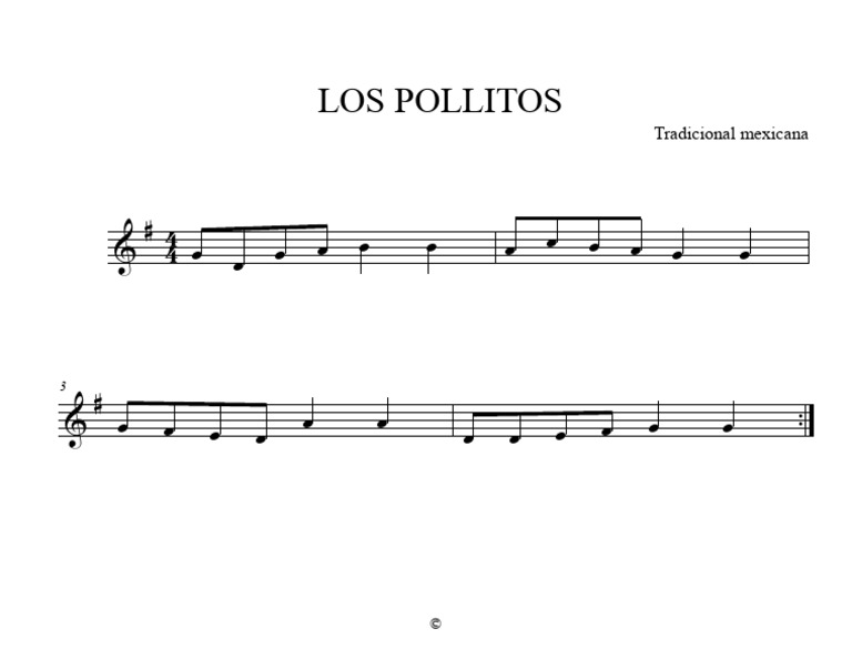 Los Pollitos | PDF