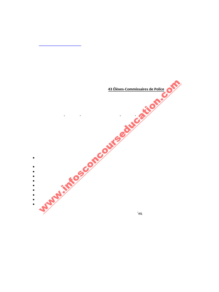 Demande d'inscription concours police 2023 | PDF | Gouvernement