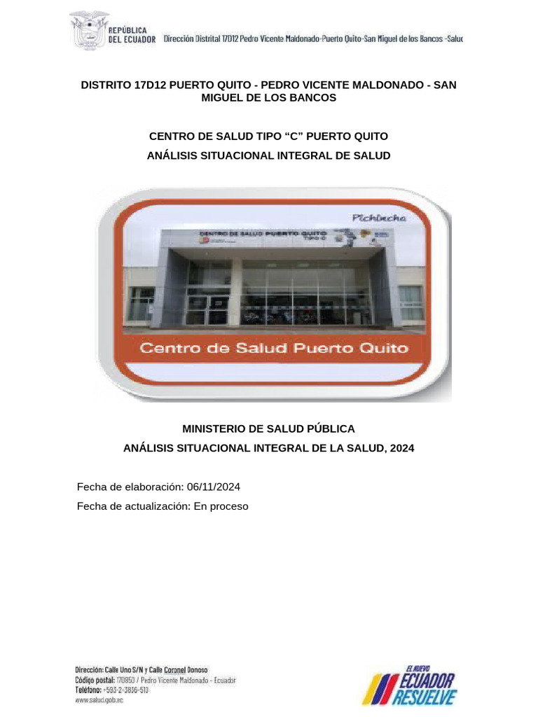 Asis - Puerto - Quito - 2024 - Tipo C | PDF | Medicina