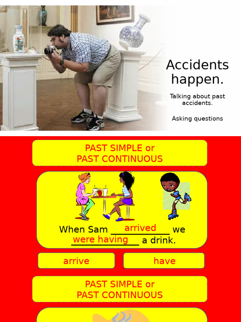 Accidents Happen Lesson 3 Review and Question Formation | PDF | Question