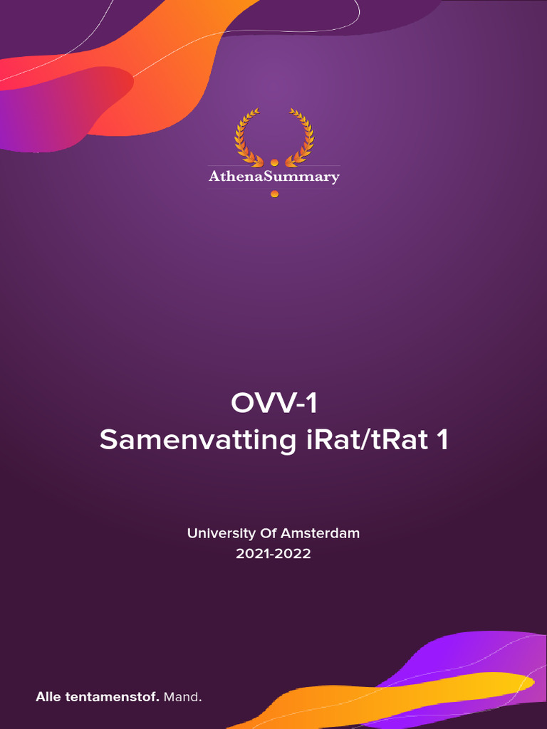 AthenaSummary - OVV-1 IRAT 20212022 | PDF