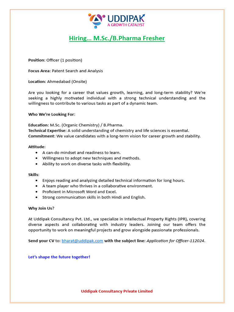 Uddipak - Hiring | PDF