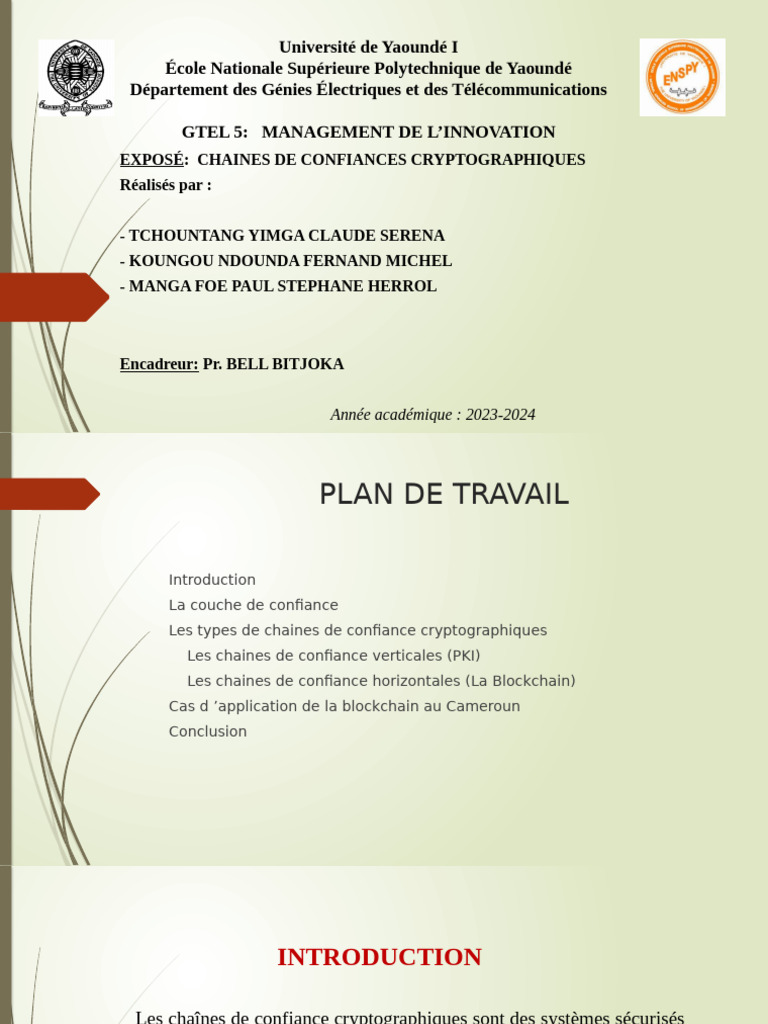 Chaînes de Confiance Cryptographiques | PDF | Certificat électronique ...