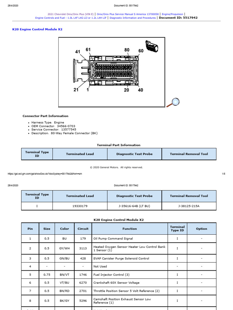 2021 Chevrolet Onix-Onix Plus (VIN E)-X2 | PDF | Engines | Vehicle Technology