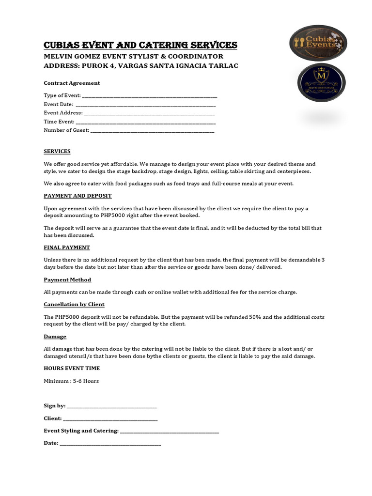 Cubias Events | PDF | Payments