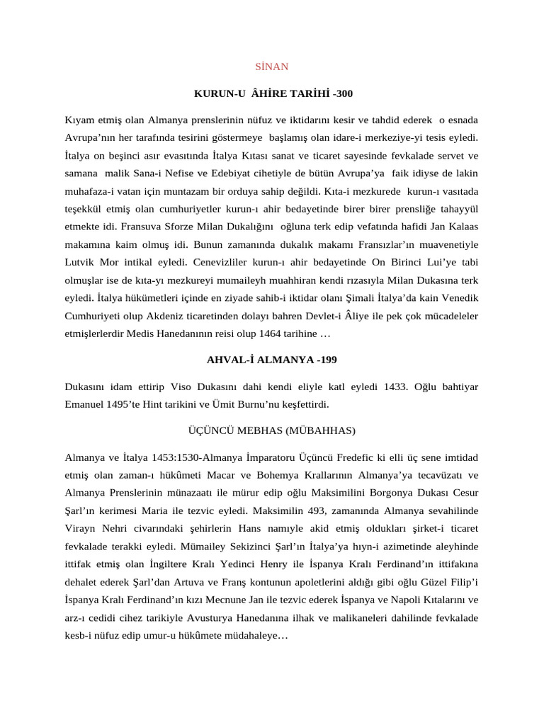SİNAN | PDF