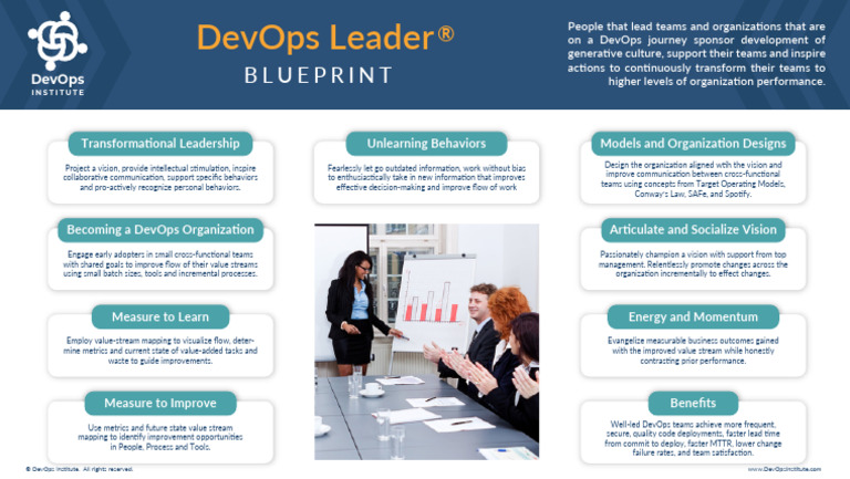 DevOps Leader Blueprint | PDF | Transformational Leadership | Psychology