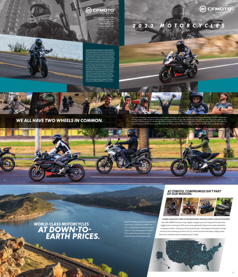 Cfmoto 2023 Motorcycle Brochure | PDF | Anti Lock Braking System ...