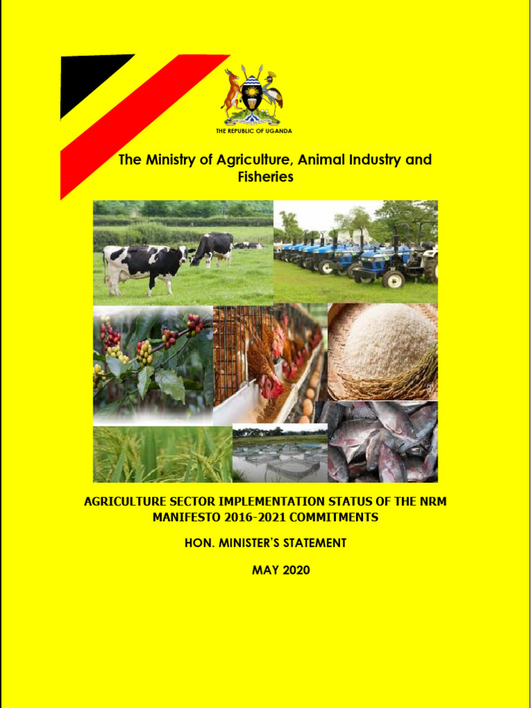 NRM Manifesto Status May 2020 Maaif 1 | PDF | Agriculture | Rice