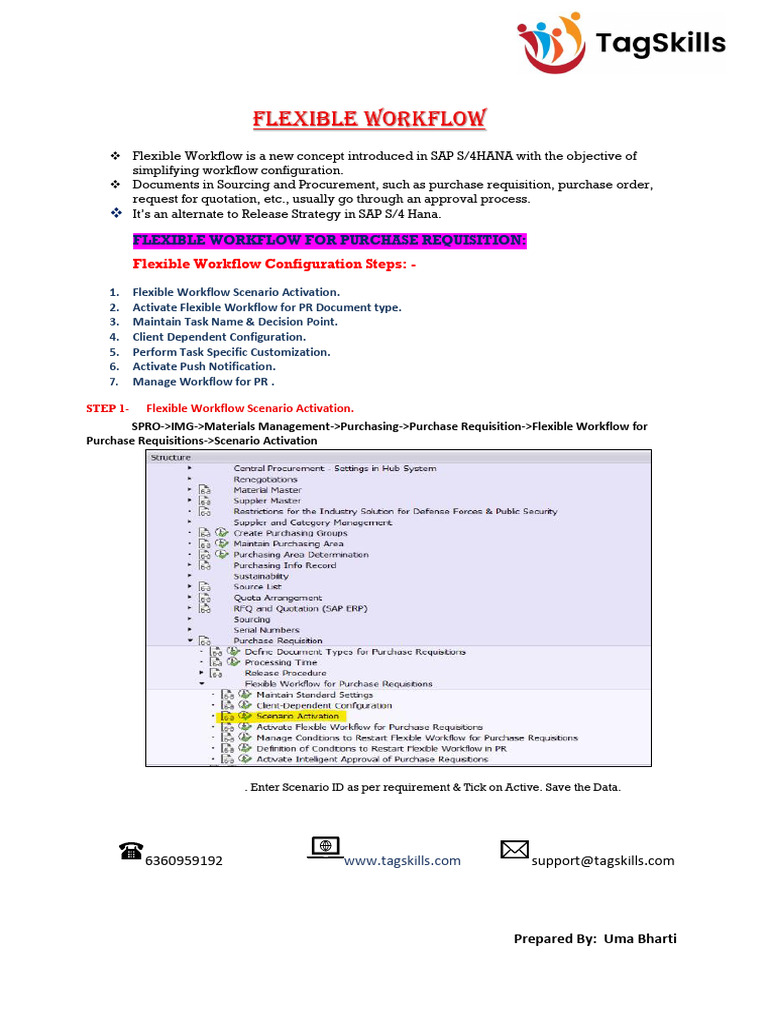 Flexible Workflow For PR (Role Based) | PDF | Software | Computing