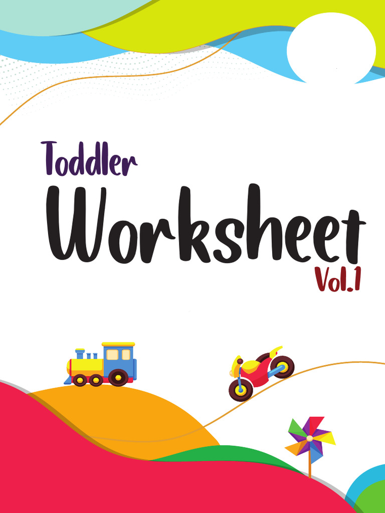 Printable Toddler Worksheet - Vol. 1 | PDF