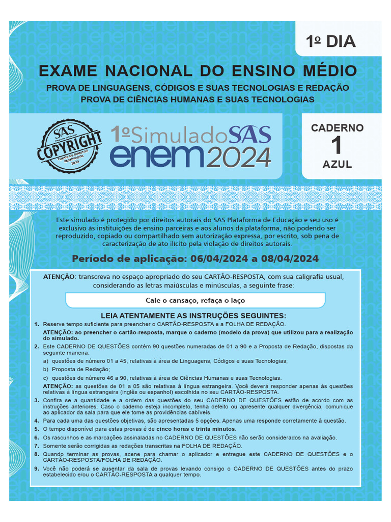 Simulado enem | PDF
