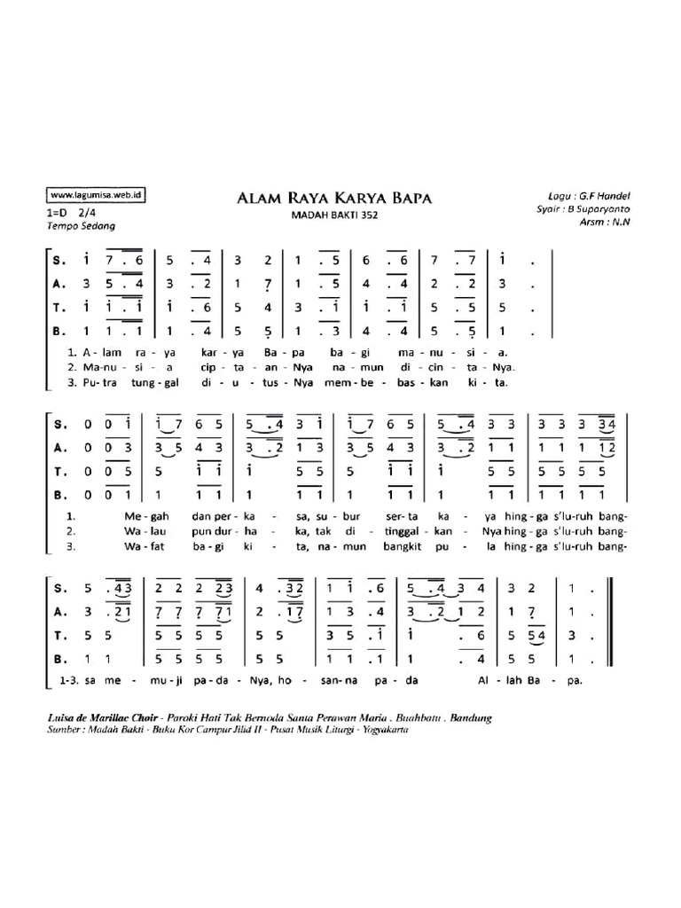 Alam Raya Karya Bapa | PDF