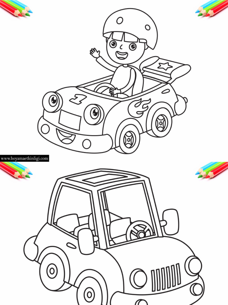 Araba Resmi Boyama | PDF