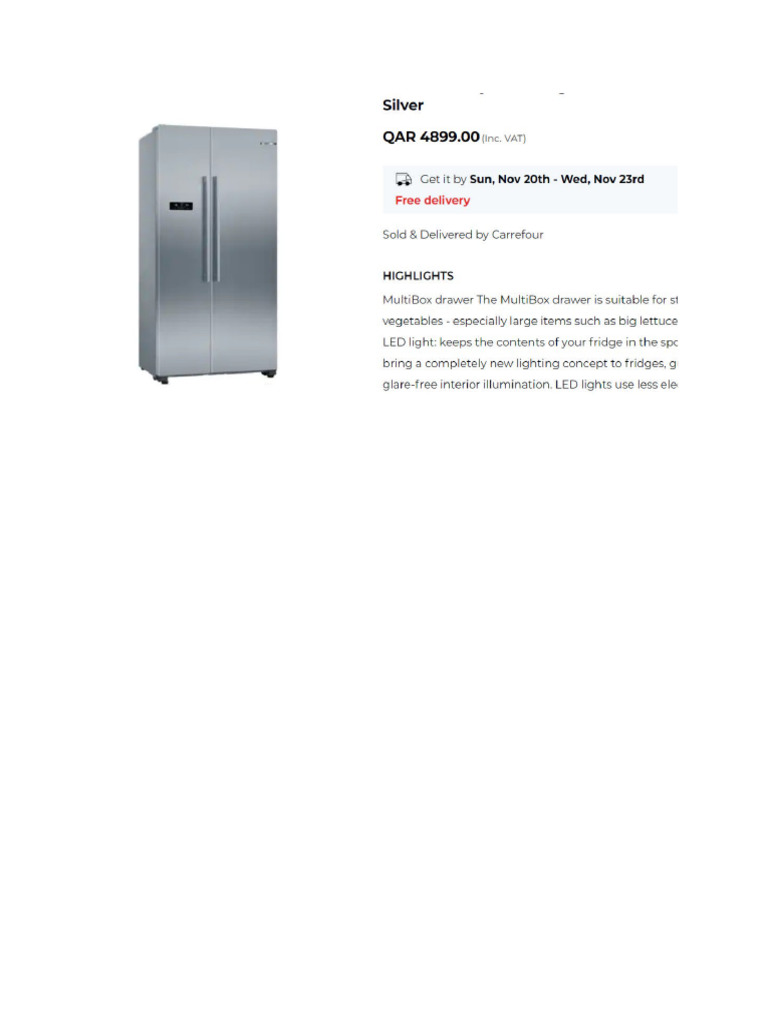 Fridge | PDF