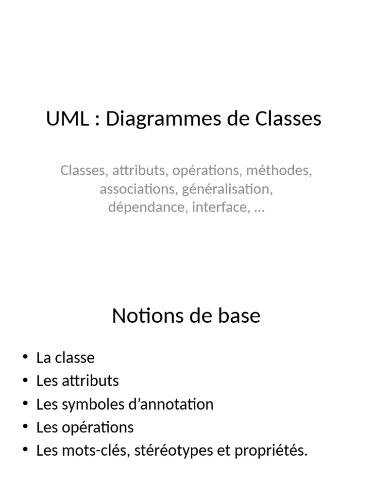 UMLBREF | PDF | Classe (informatique) | Interface (Informatique)