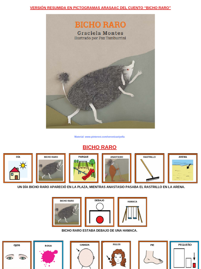 Bicho Raro (Pictogramas) | PDF