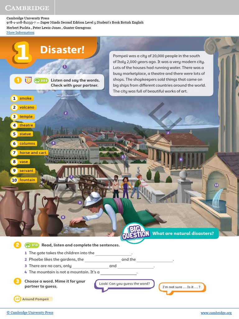 Level 5 Students Book Unit 1 | PDF | Volcano | Natural Disasters