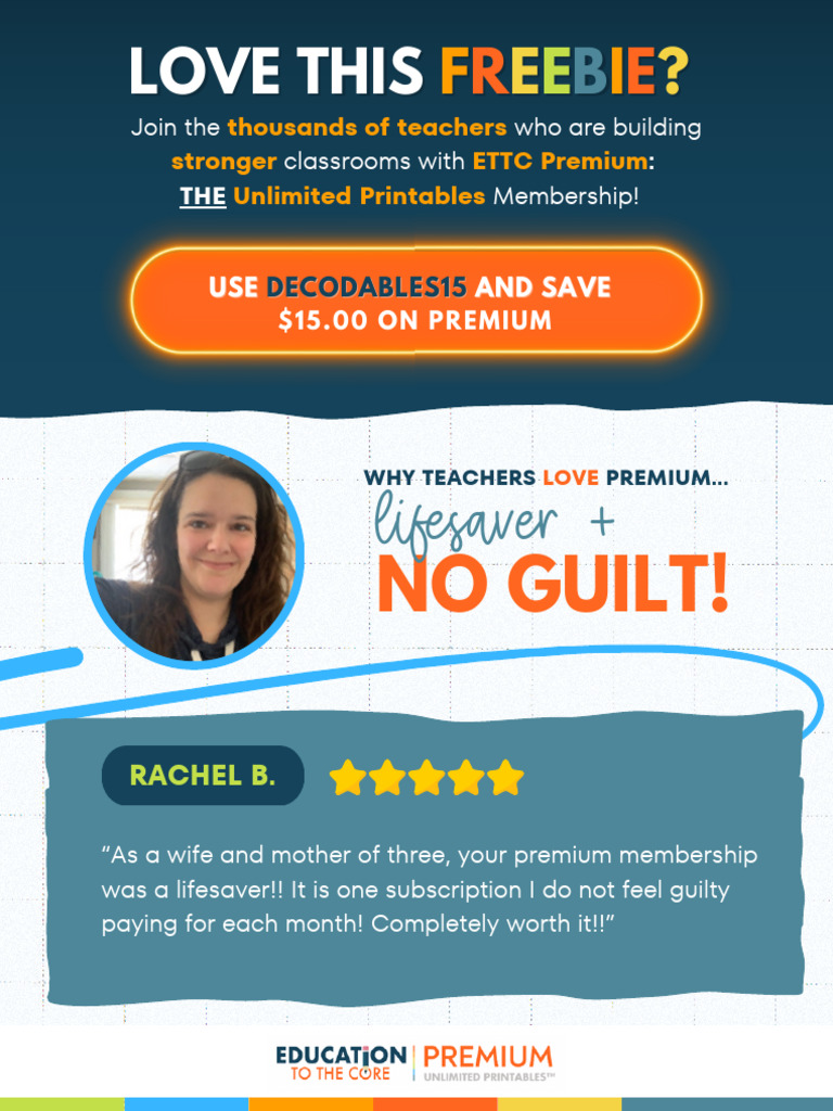 Decodables Freebie | PDF | Phonics | Linguistics