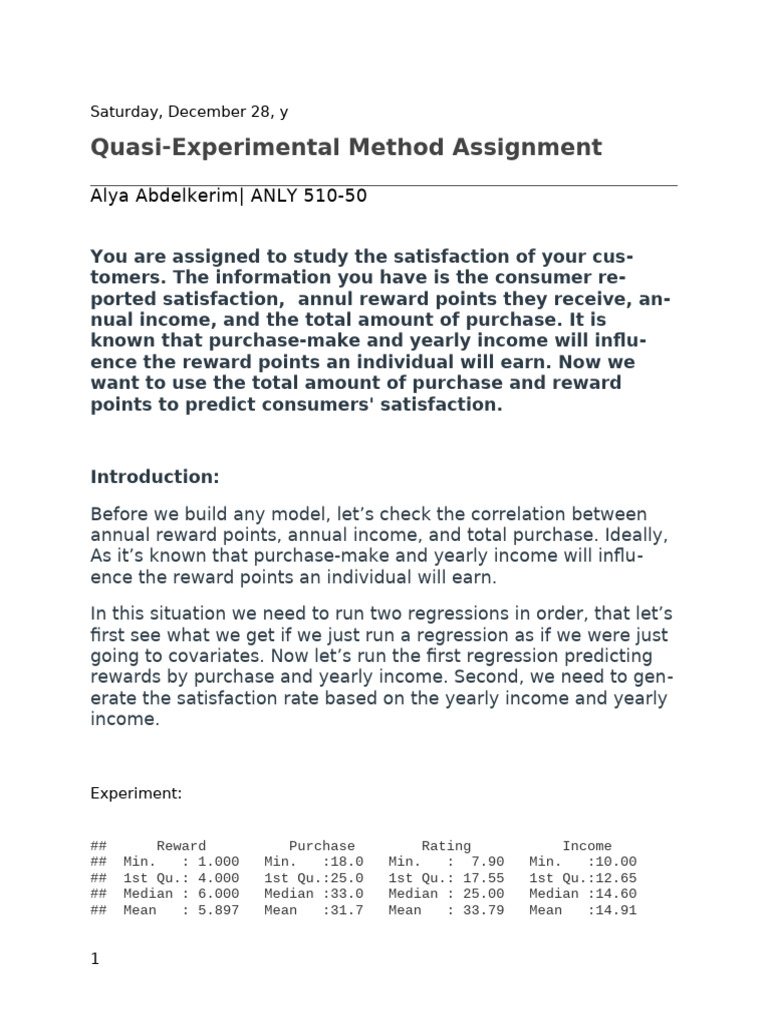 Quasi Assignment | PDF | Estimation Theory | Applied Mathematics