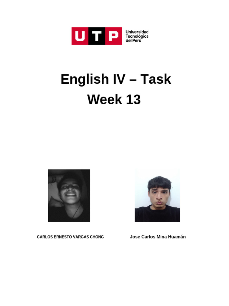 English IV Task Week 13 TA3 | PDF