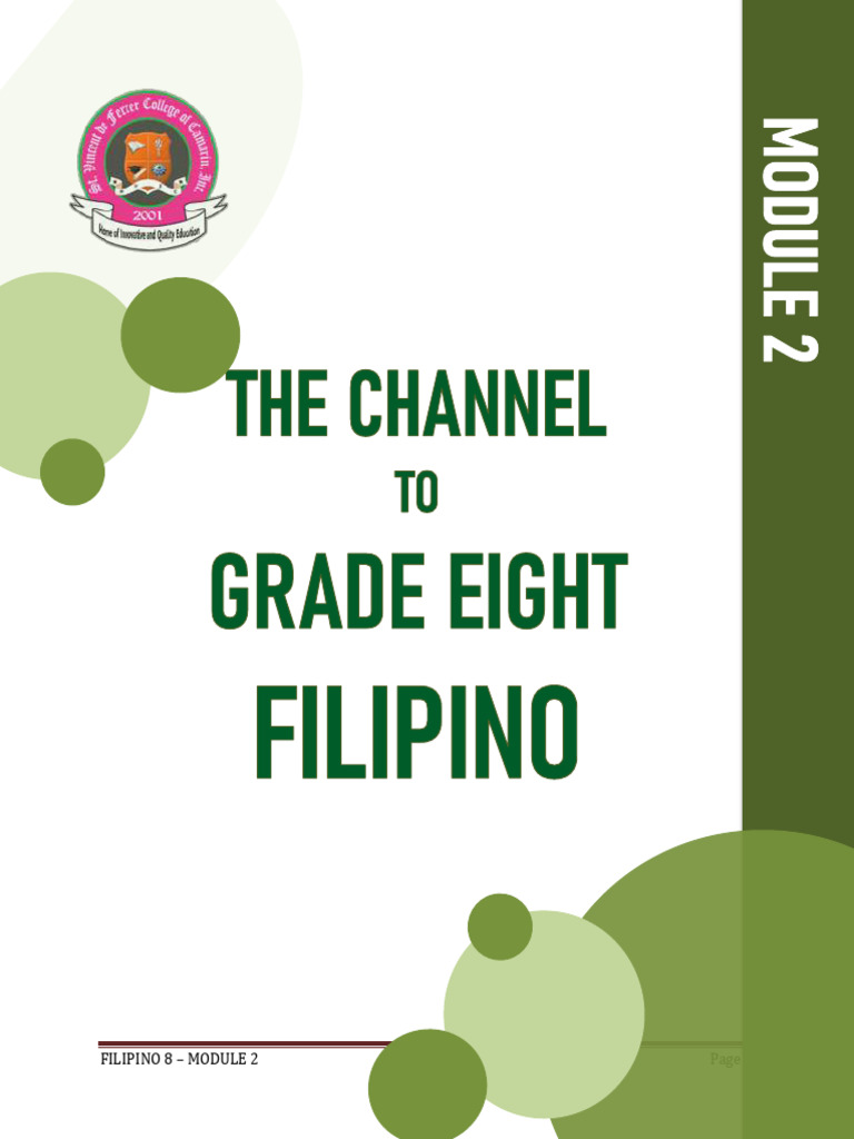 MODULE 2 FILIPINO 8 (1) | PDF