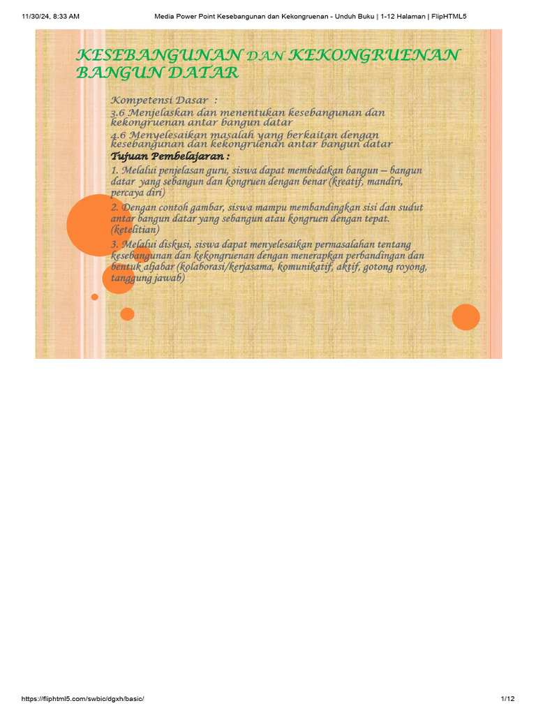 Kesebangunan dan Kekongruenan | PDF