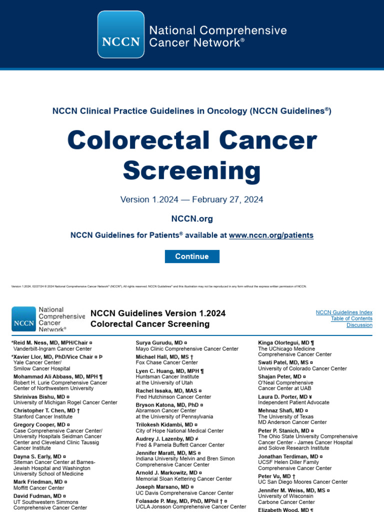 Colorectal Screening | PDF | Colorectal Cancer | Aspirin