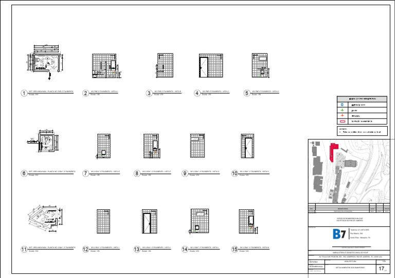 B7 - Cbmerj - Hcap Ex06-Detalhamento Banheiros 01 | PDF