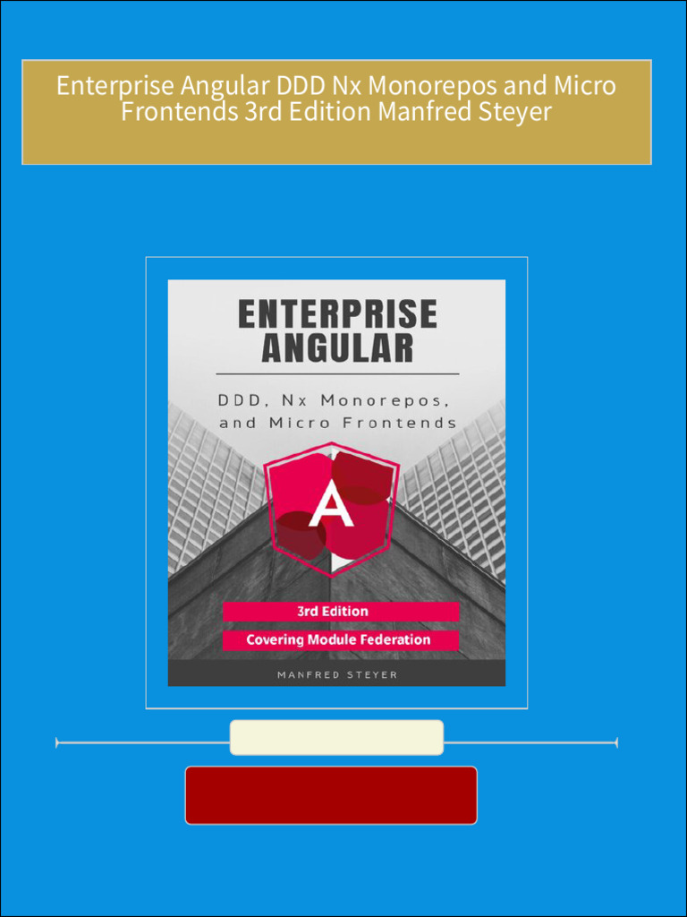 Complete Download Enterprise Angular DDD Nx Monorepos and Micro ... Complete Download Enterprise Angular DDD Nx Monorepos and Micro ...