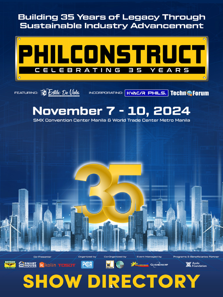 Philconstruct 2024 Show Directory | PDF | Philippines | Innovation